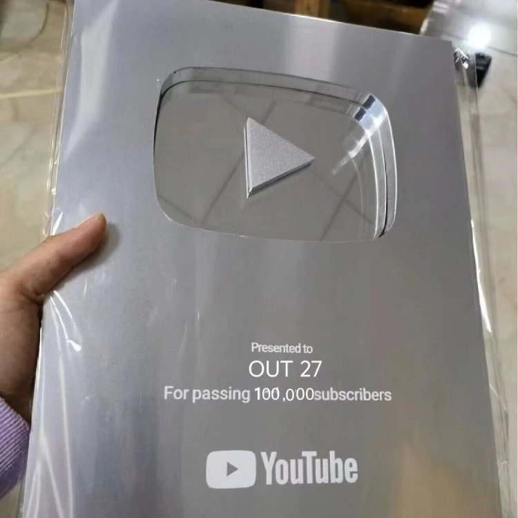2024 UV Printing YouTube Plague Award, YouTube Play Button Award, YouTube creator Award| Alibaba.com