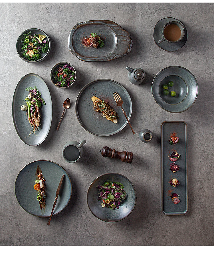 Custom Logo Porcelain Hotel Supplies - Japandi Dinnerware