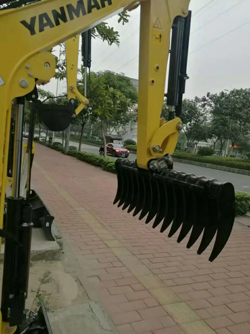 HONGWING Professional Customization Excavator Attachment Root Rake for ...