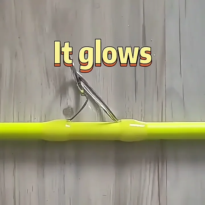 10' Shellcats Series High Strength Glow Yellow Heavy Spinning Rod ...