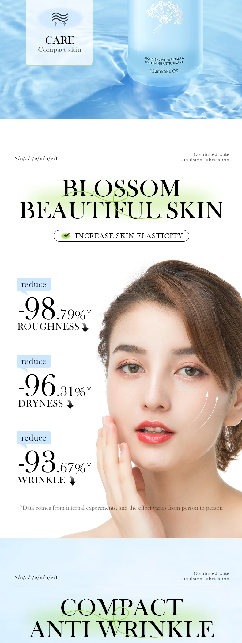 OEM BIOAOUA Sea Fennel Hyaluronic Acid Anti-Aging Moisturizer Set for ...