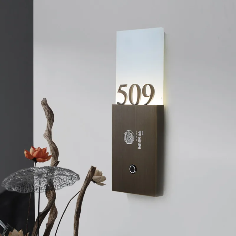 Newest Design Wayfinding Signage Aluminum Doorplate Room Number Metal ...