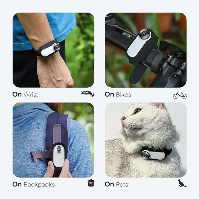 Custom Portable Outdoor Body Wireless Mini Sports Camera Pet Collars ...