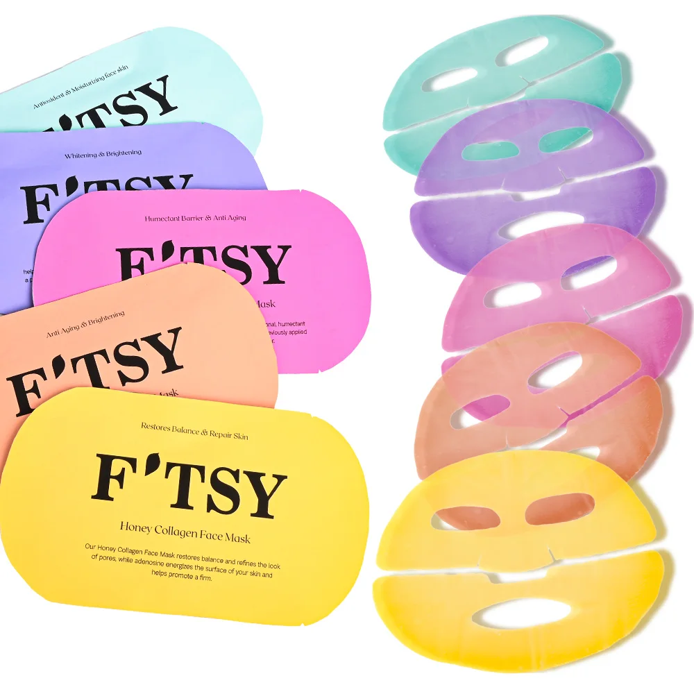 Hot Sale Custom Logo Hyaluronic Acid Collagen Face Mask Lock Skin ...