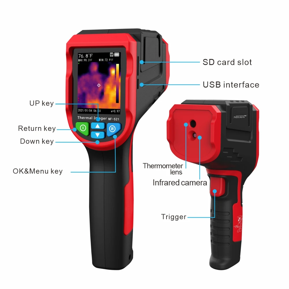Noyafa Hottest Amz Held Thermal Imaging Device Thermal Imaging Camera ...
