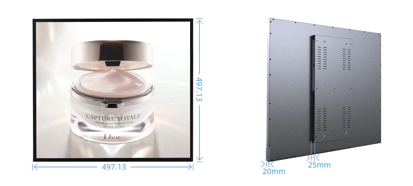 Square LCD TV 19.5 Inch - Perfect for Digital Signage