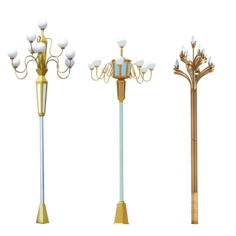 Outdoor Road Square Lamp Scenic Spot Modern Chinese Street Light ...