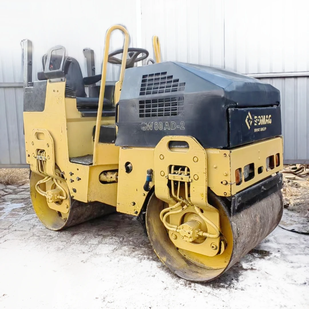 Original 2-ton Double Steel Wheels Used With Bomag Bw80ad Roller For ...