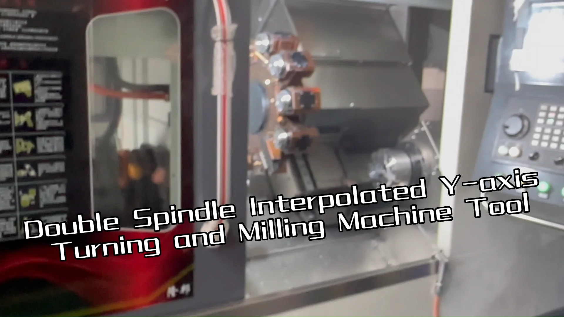 Fresadora Double Spindle Smart Y-axis Turning And Milling Machine Tool ...