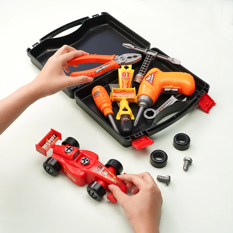 Auto Repair Boy Kids Toy Tool Set Kit Box,Children Toy Fix Tool Toy ...