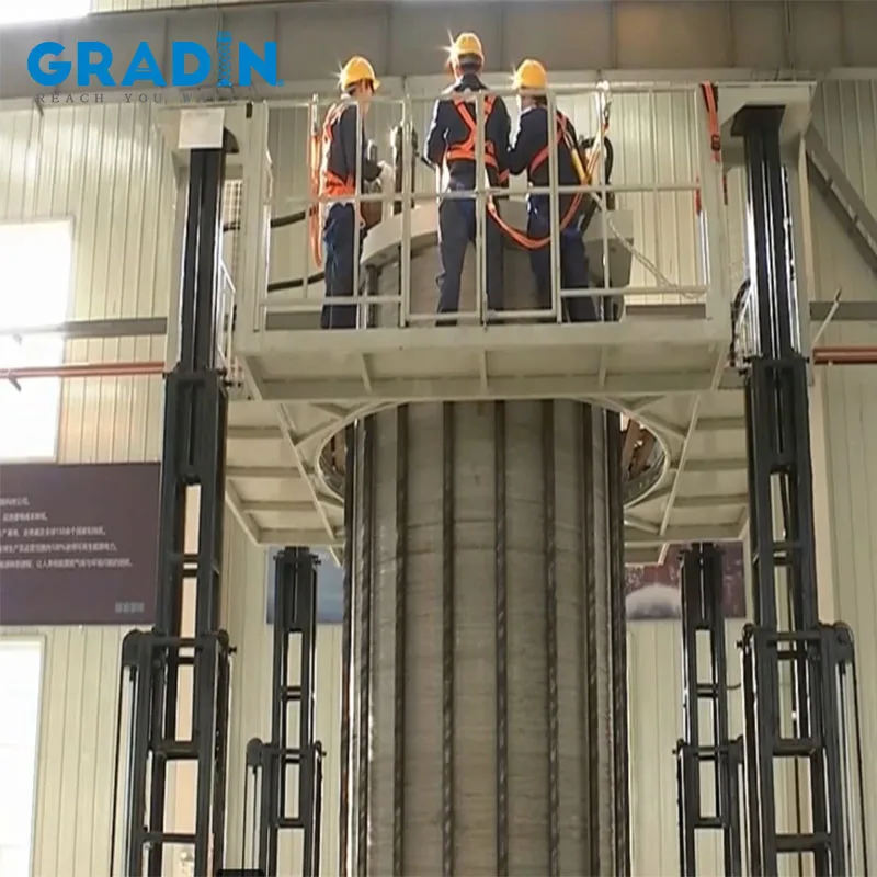 Multi-stage Cylinder Lift Hydraulic Lifting Platform Four-column ...