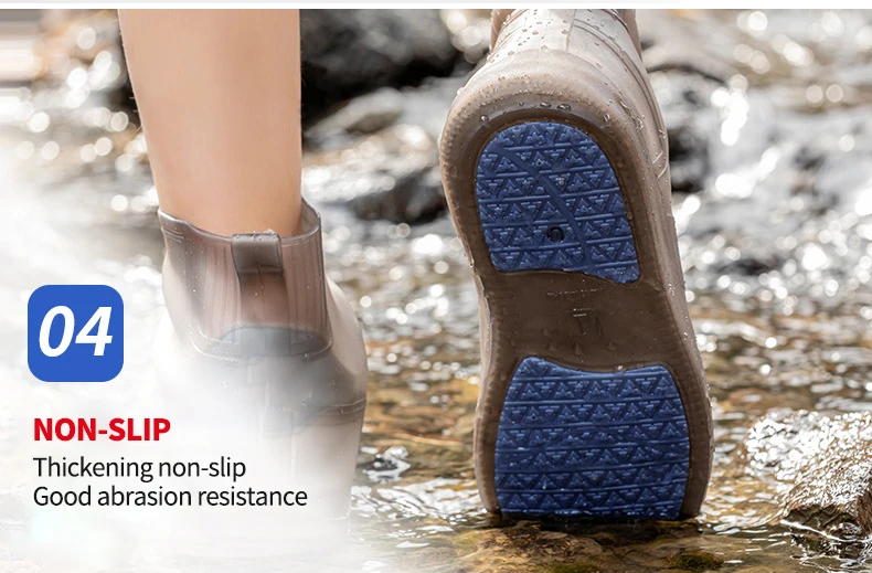 Waterproof Unisex Reusable Rubber Shoes - Anti-Slip Sneakers