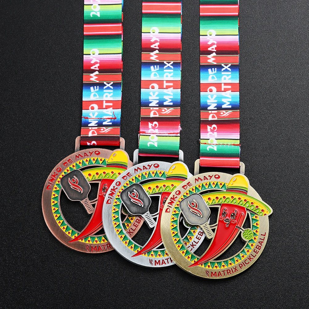 Custom Zinc Alloy 3D Metal Medals - Sports Finisher Awards