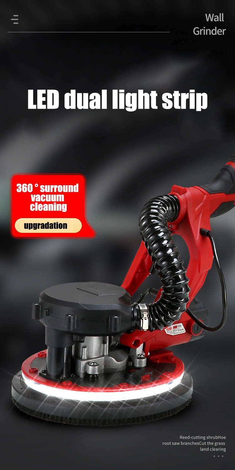 1250w Powerful 7 Variable Speed Wall Sander Electric Drywall Sander ...