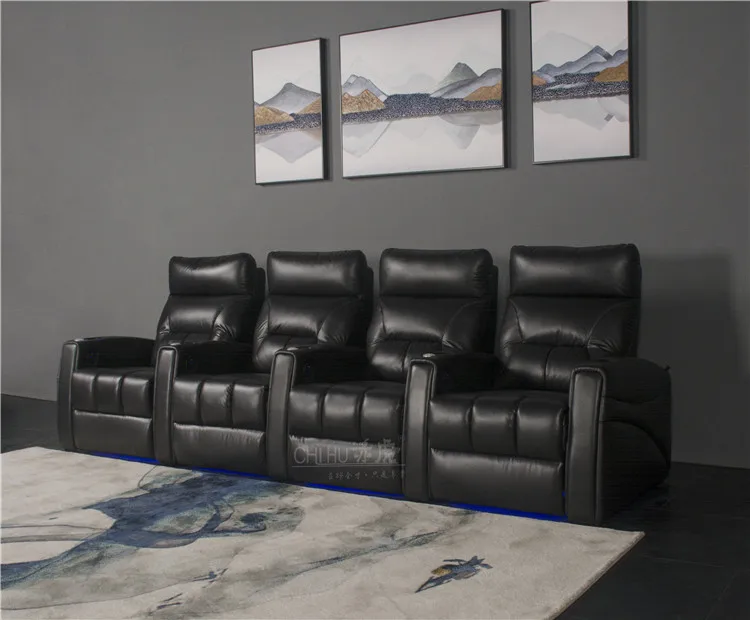 Modern Design Comfortable Automatic Recliner Sofa for Home Theatre