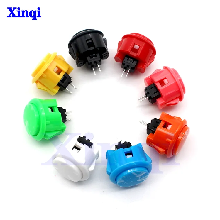 High Quality Arcade Sanwa Push Buttons Switch OBSF-33 for DIY Pandora Box Fighting Stick PC ...