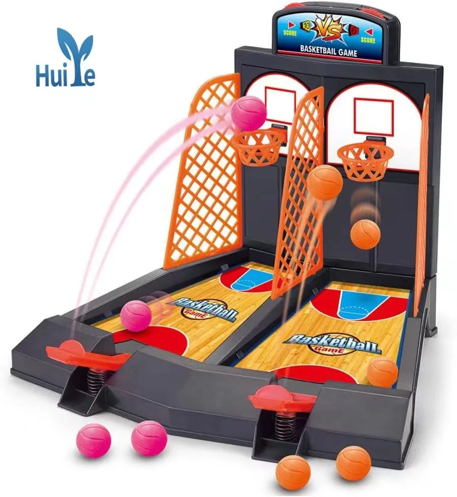 Huiye Table Top Basketball Arcade Shootout Fun Sports Toy for Adults ...
