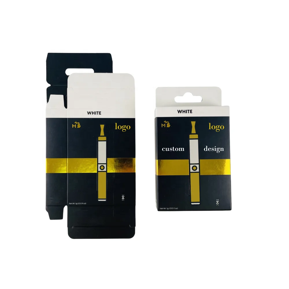 Factory Price Disposable Packaging 1ml Empty Cartridges 1 Gram With Box ...