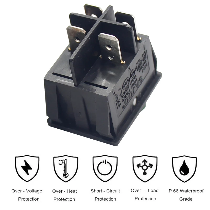 4pin Big Rocker Switch With 250v 16a - Buy Rocker Switch,250vac 16a ...