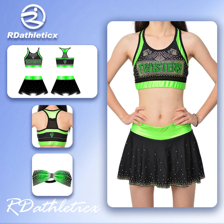 Women Cheerleading Practice Wear Custom Cheer and Dance Athletics ...