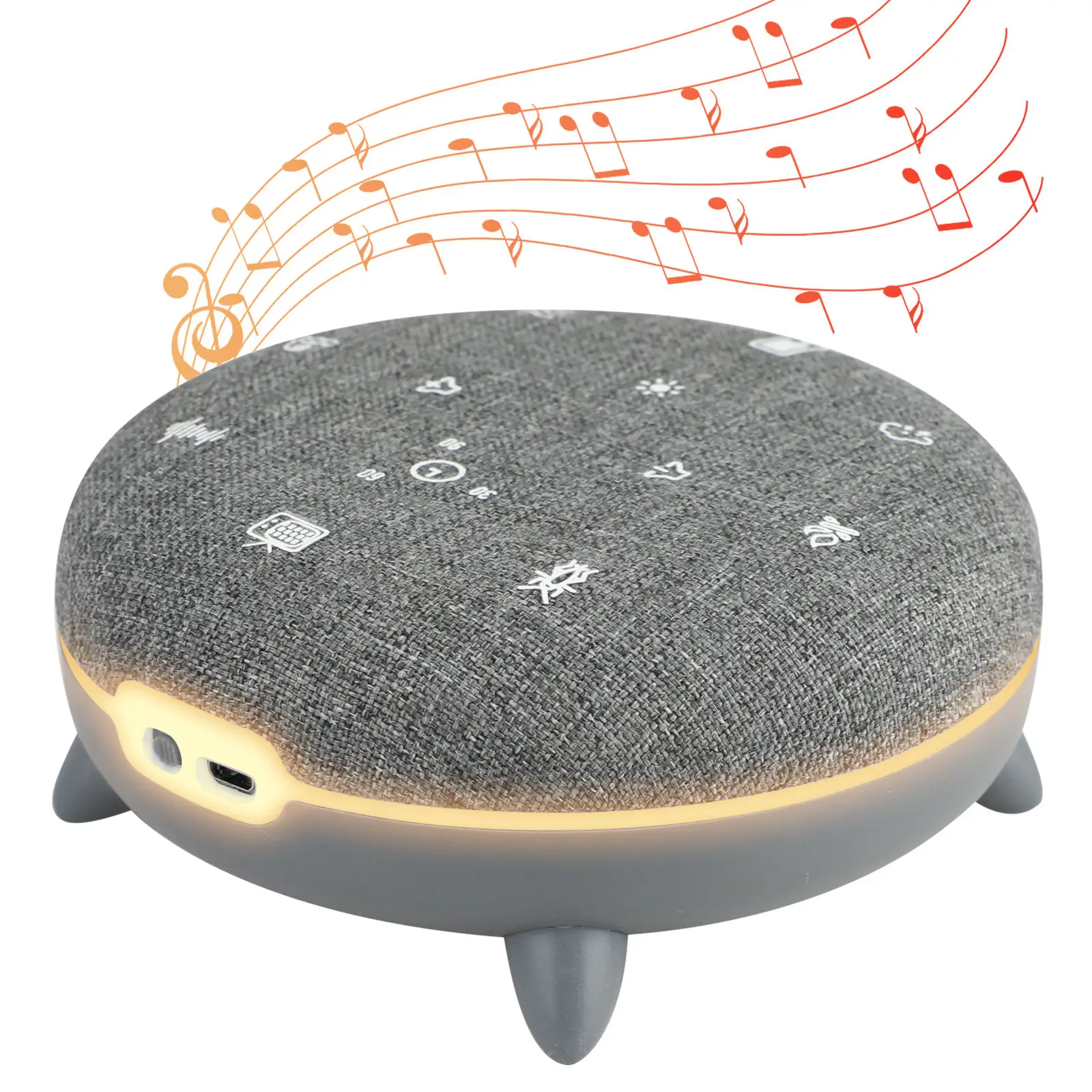 Portable Desktop Yoga Sleep Fabric White Noise Sleeping Machine Office ...