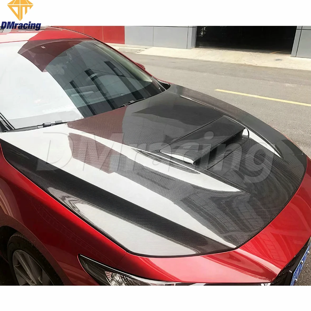 Mps Style Carbon Fiber Hood Bonnet for Mazda 3 Axela 2020-2023