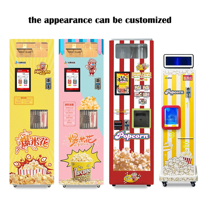 Kids Sweet Automatic Popcorn Vending Machine - Buy Popcorn Fast Food ...