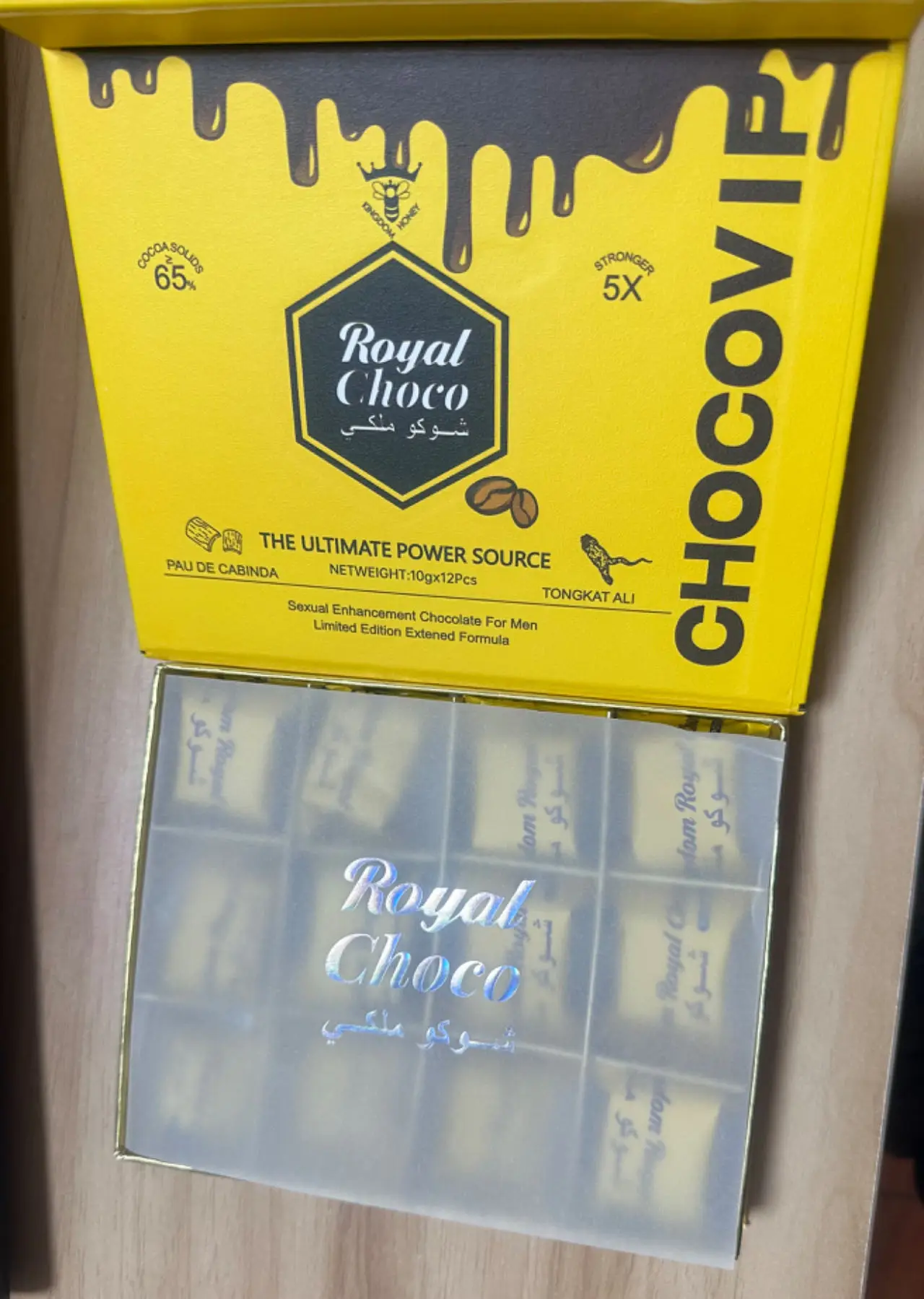 Stock!! 12ct Packing Box for Royal Chocolate Vip Choco Royal Choco ...
