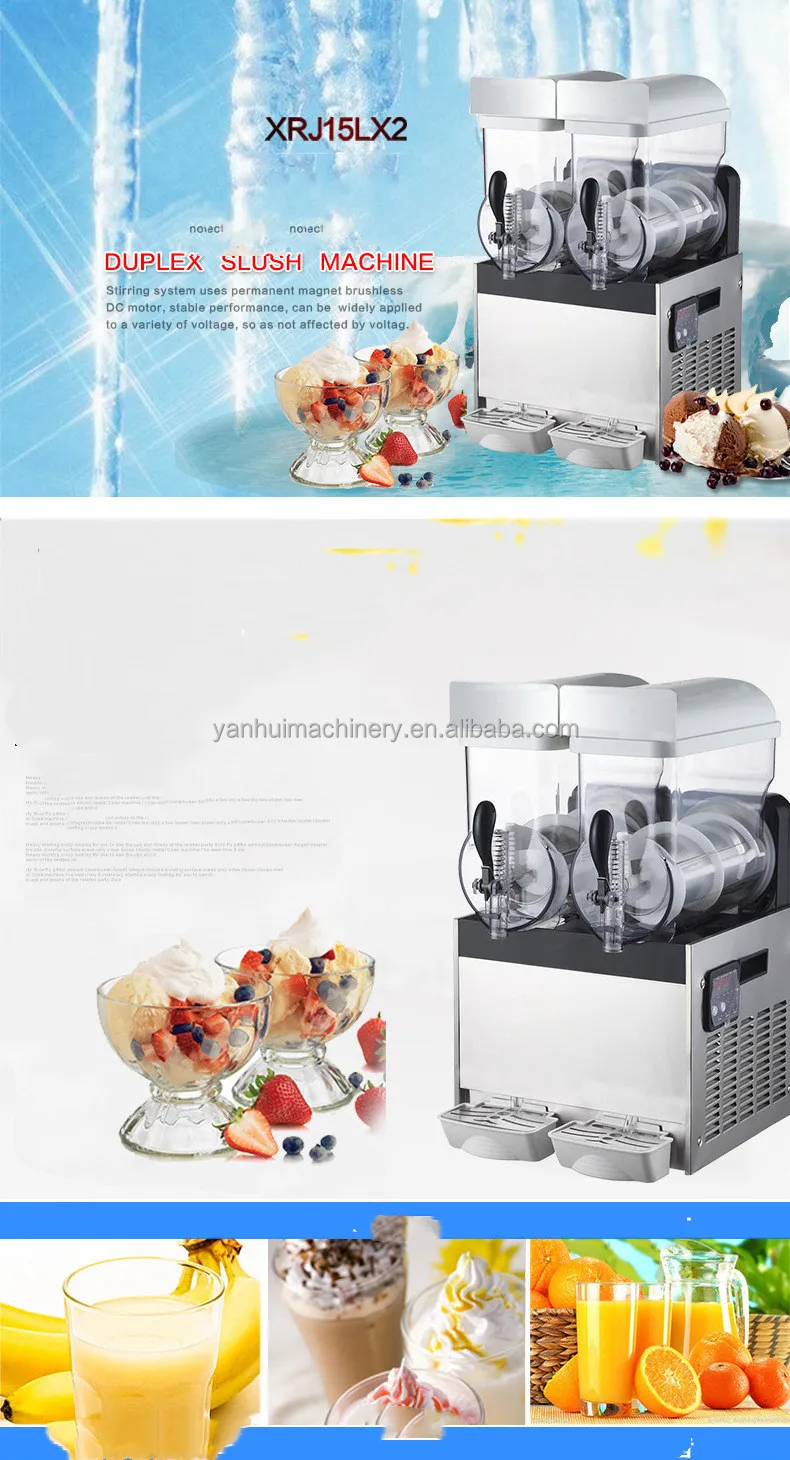 Automatic Shopping Mall Use Slash Ice Making/Granita Slush Machine New ...