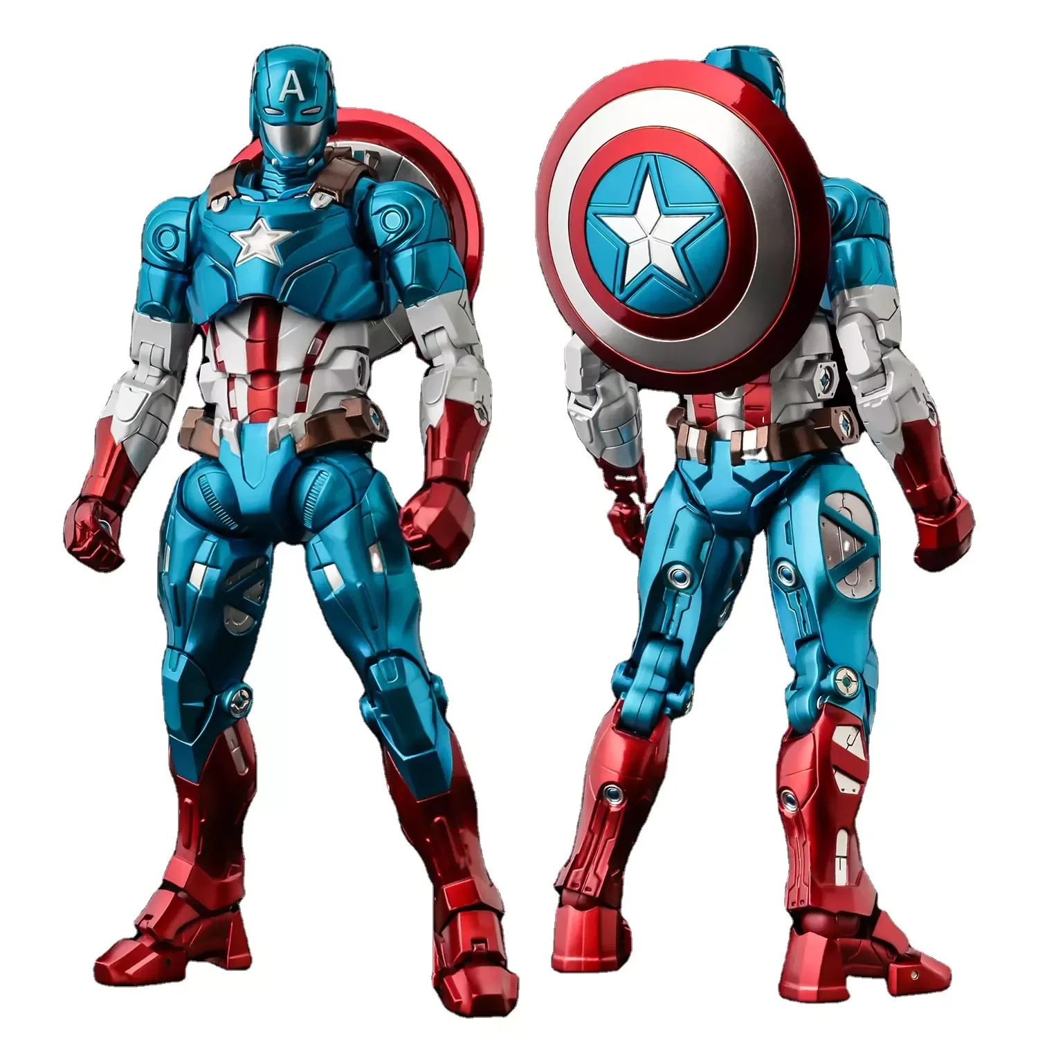 Custom Captain action figure America Super Hero Model Cartoon Character ...