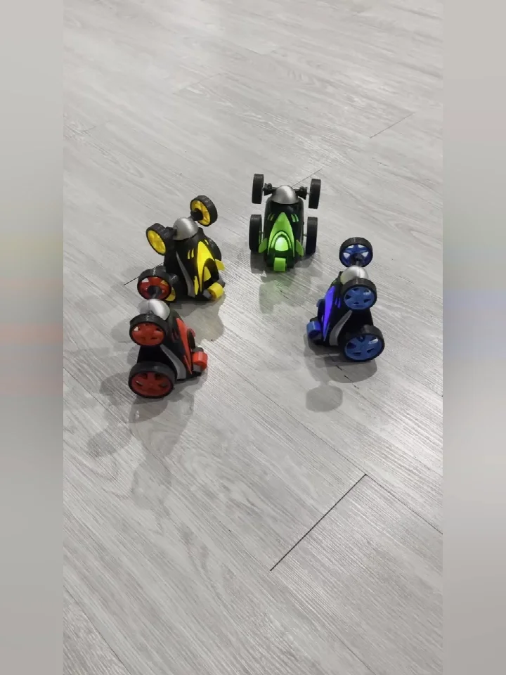 Samtoy Kids Toys Remote Control Car Battery Flip Spinning Action 360 ...