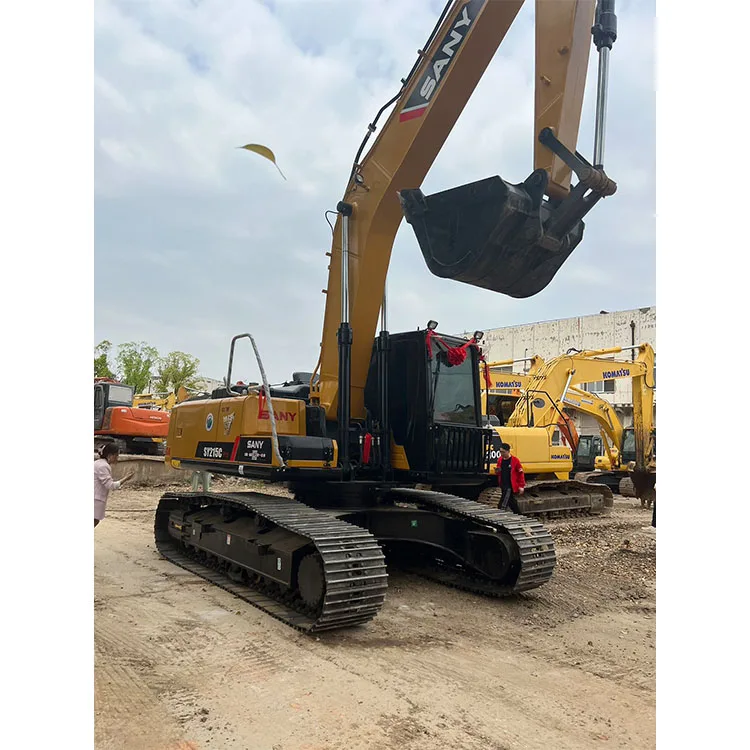 Used Sany Sy215 Crawler Excavator For Sale Construction Machinery High ...