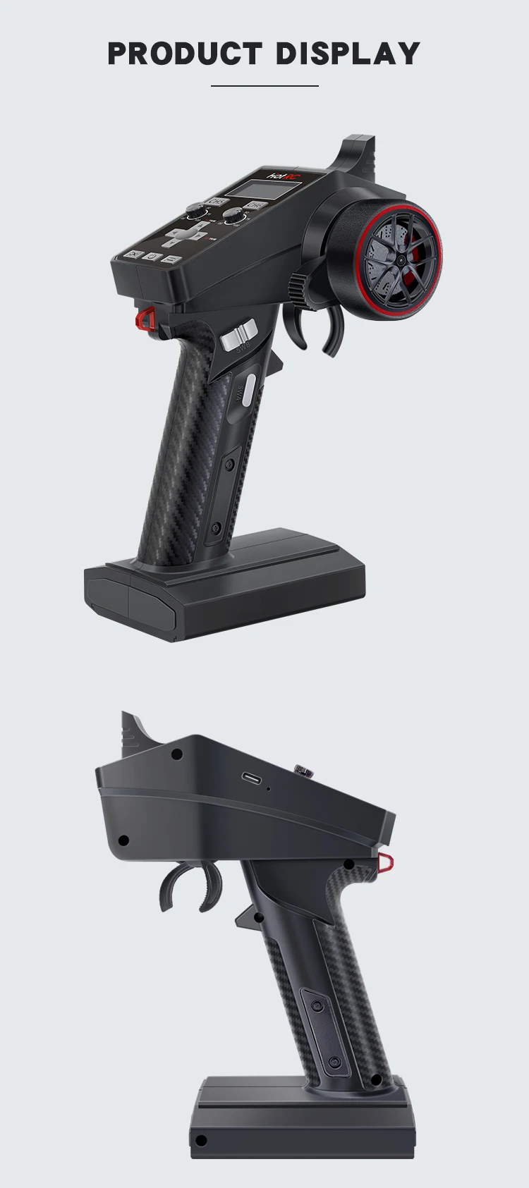 HOTRC CT-6A Transmitter - 6CH 2.4G Remote Control System