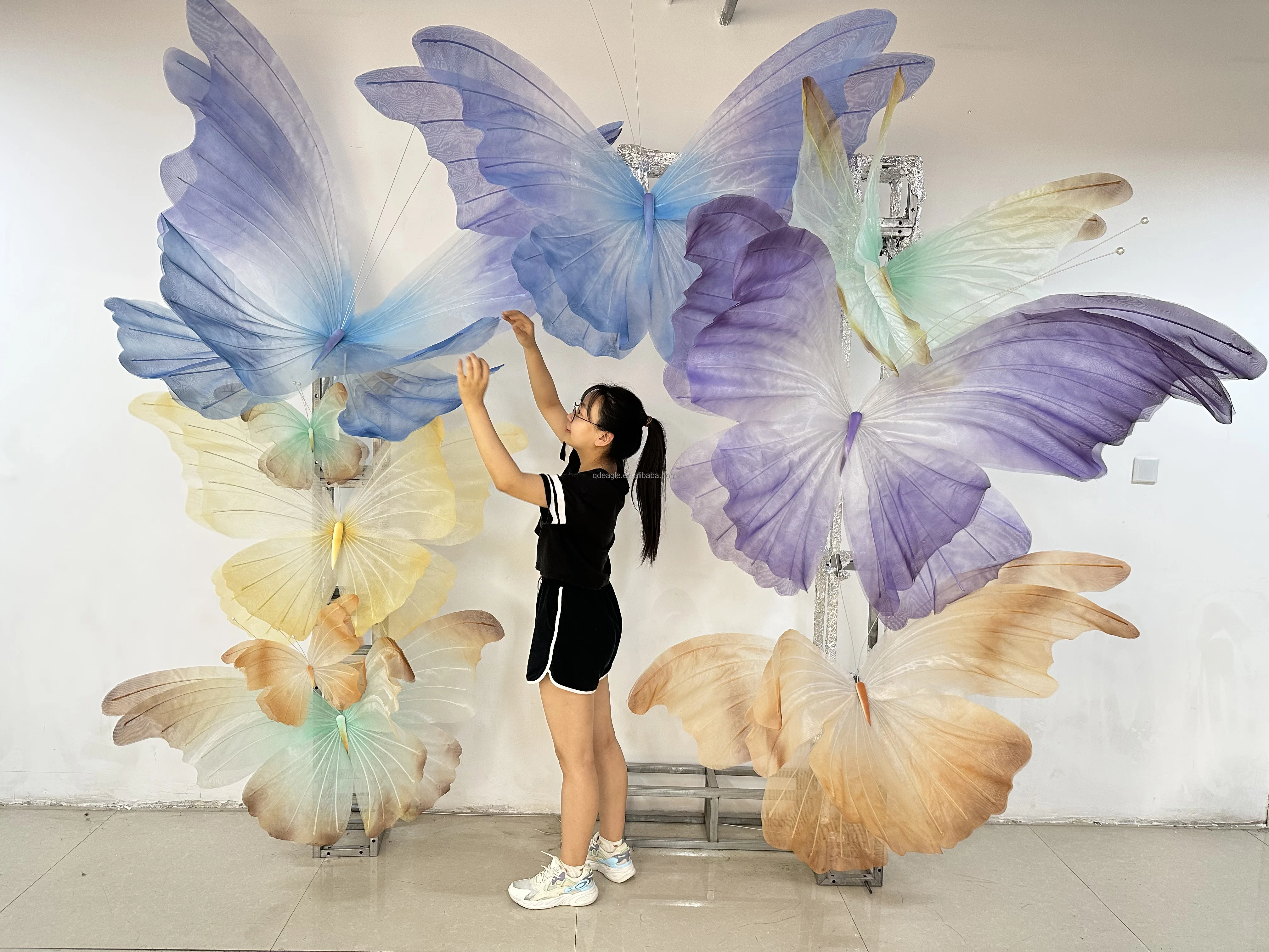 Customized Large Butterfly Decorations for Wedding/Event Display ODM
