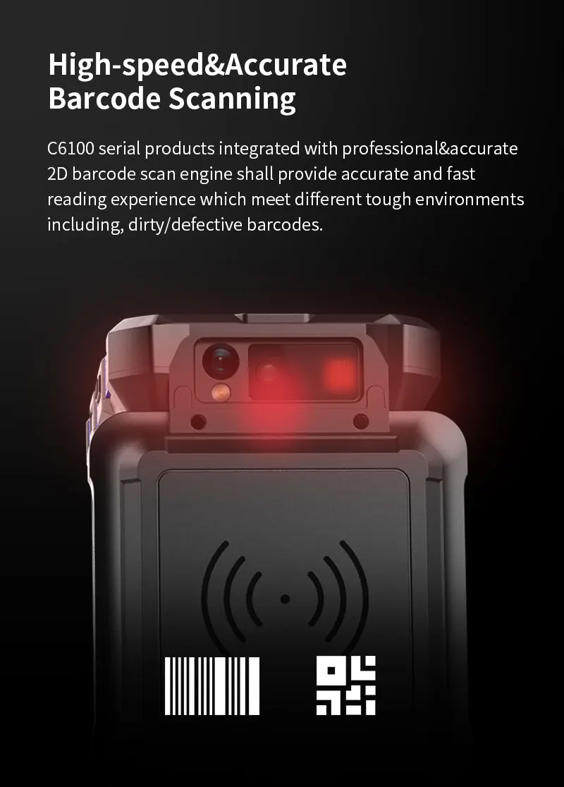 Factory Android 13 HF NFC UHF RFID Reader QR Code Laser Scanner Google ...