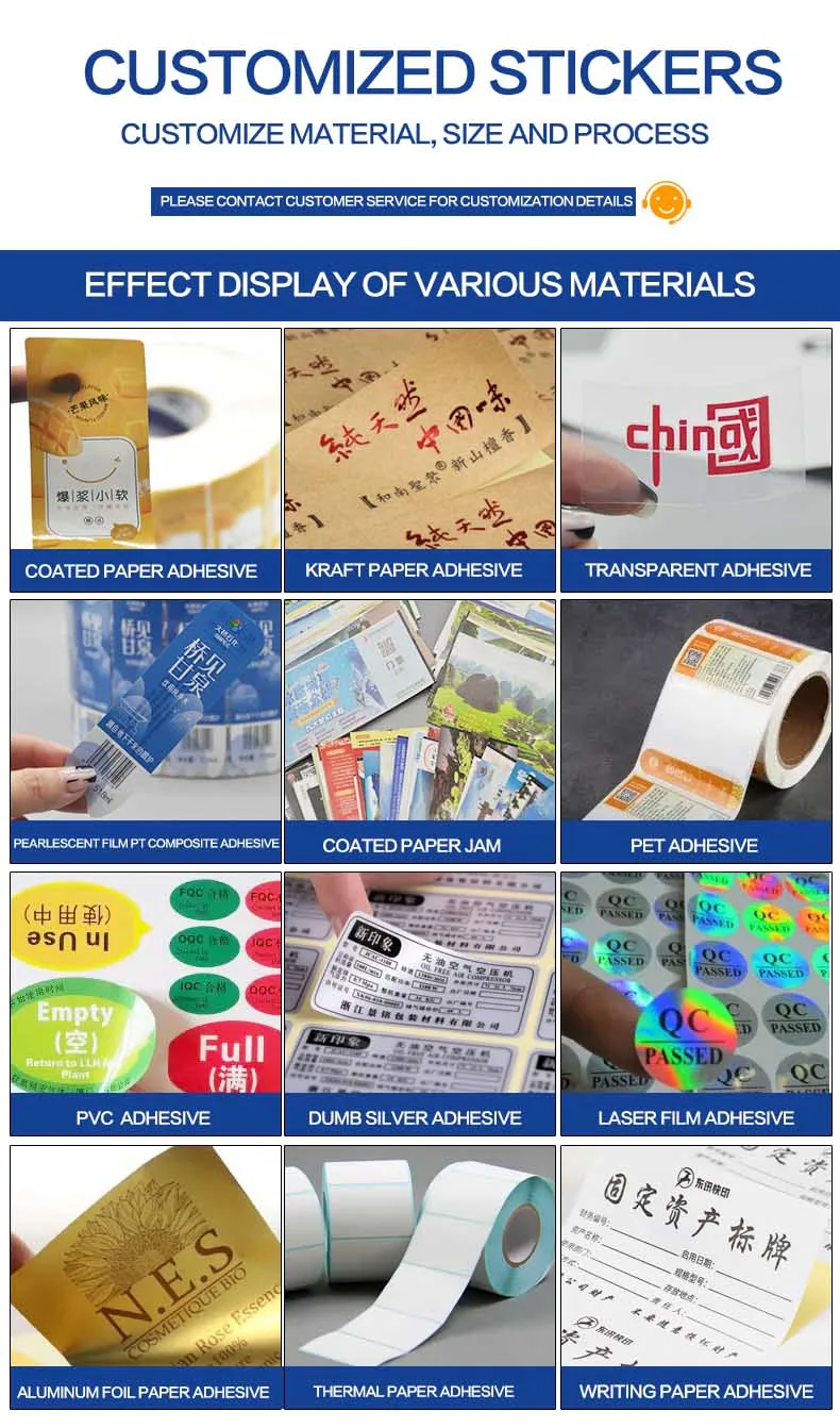 Create Decals Vinyl Etiquetas Product Waterproof Labels Maker Die Cut ...