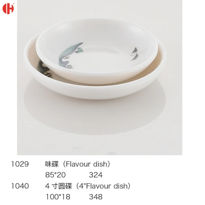 1029 Chinese Luxury Rectangle Melamine Dinnerware Set Eco-friendly ...