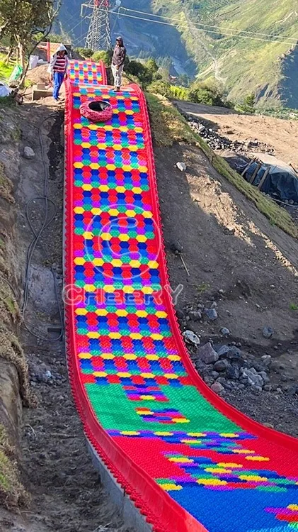 Manor Backyard Amusement Park Games Pp Plastic Slideway Rainbow Slide ...