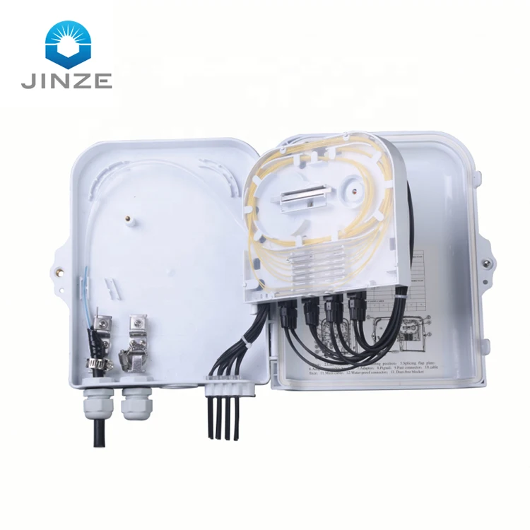 8 Ports FTTH PC ABS ODP Fiber Distribution Box - IP65