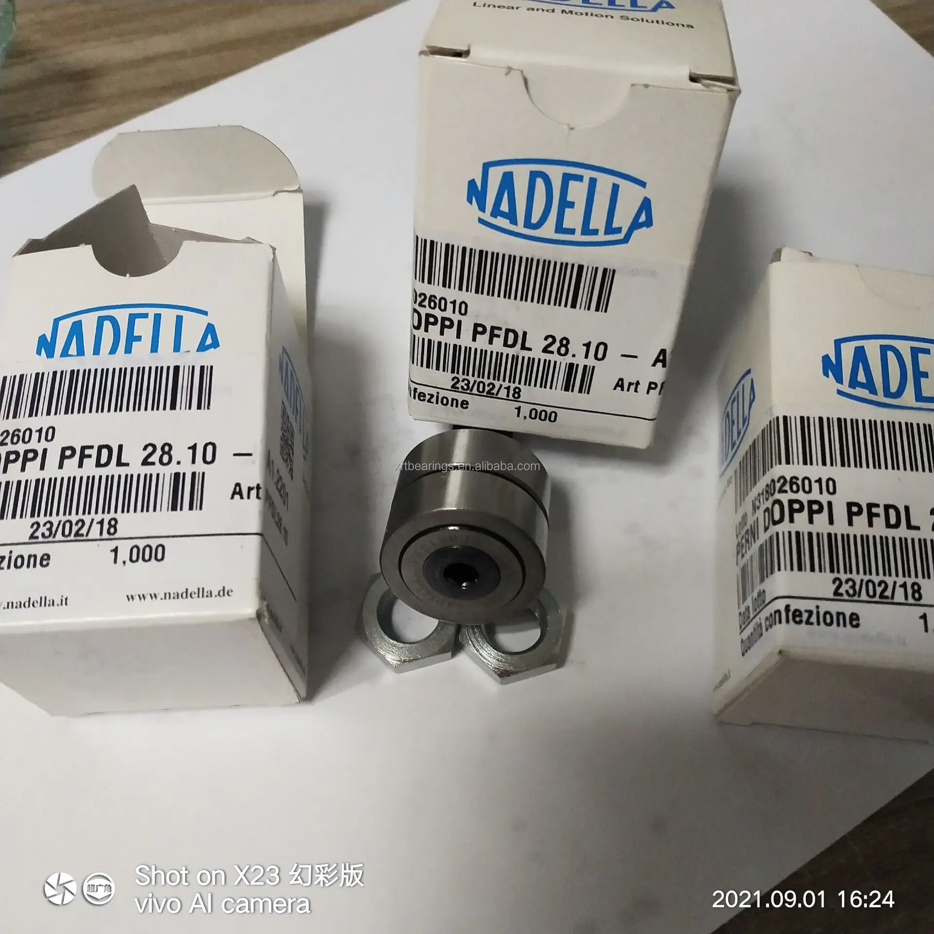 Original Nadella Double Cam Follower Bearing PFDL24.10 | Chrome Steel ...