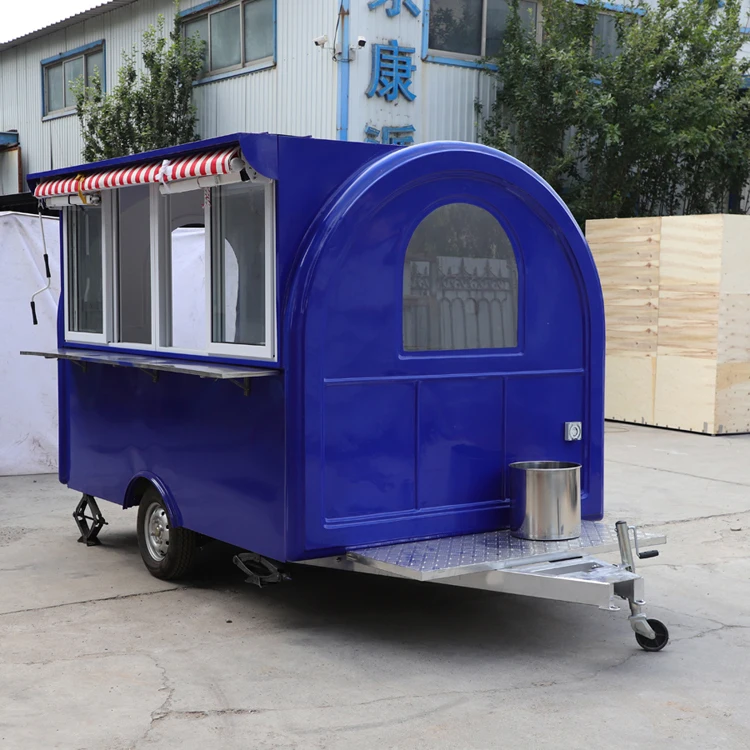 Hamburger Mobile Food Cart Caravan Food Truck Food Trailer for Mobile ...