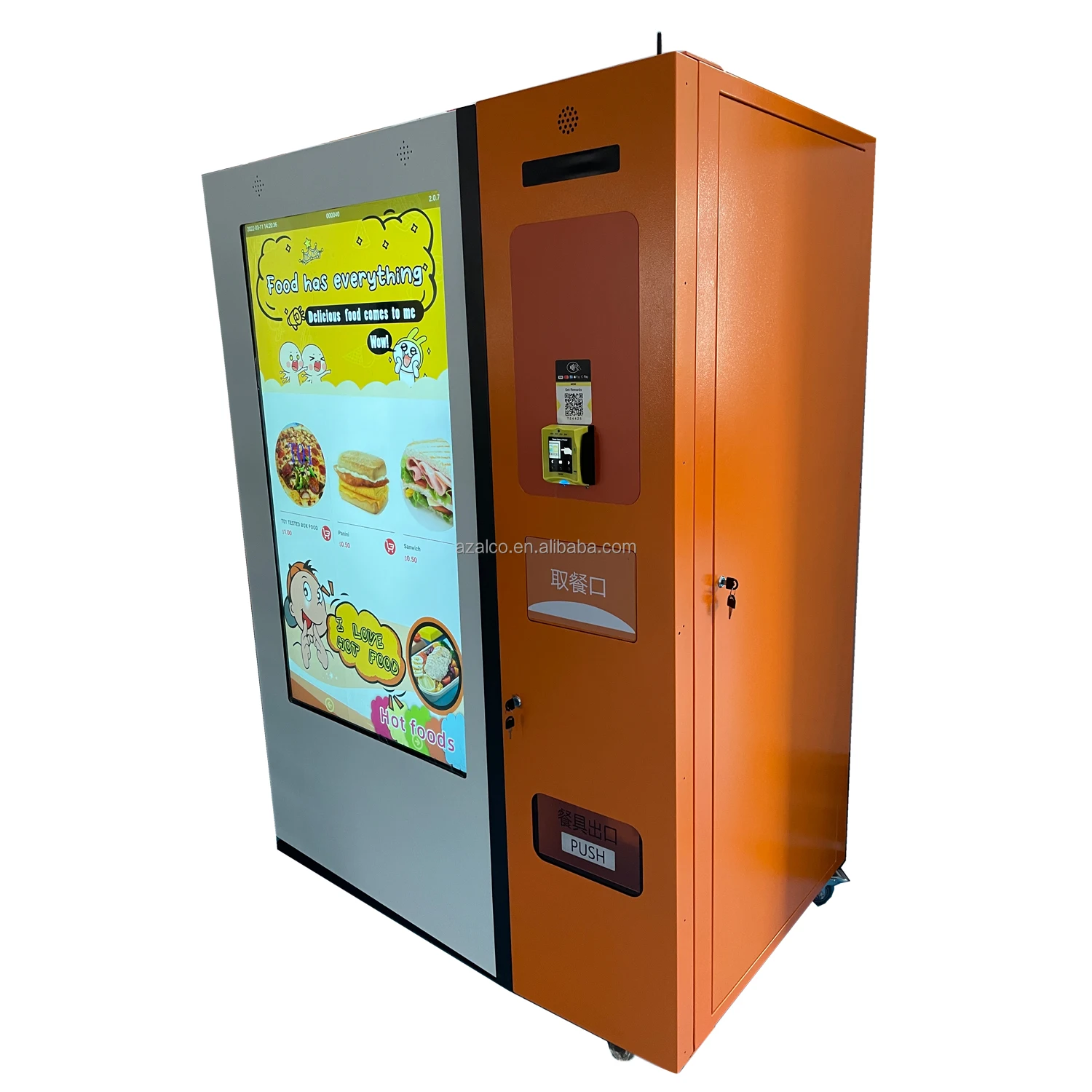 Big Size SCREEN Hot Smart Pasta Spaghetti Food Vending Machine