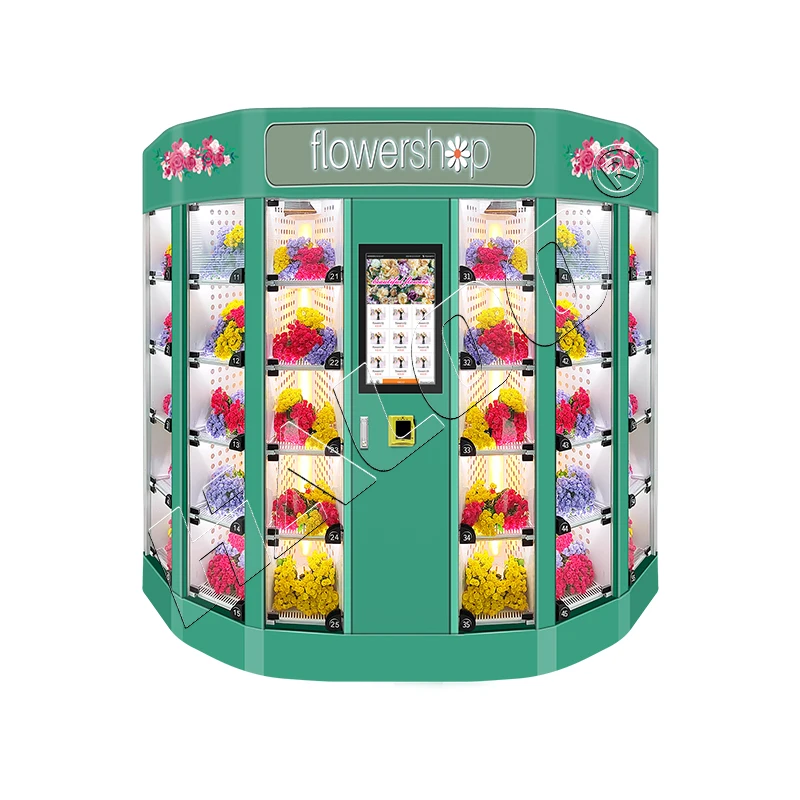 Custom Logo Self Service Flower Vending Machines