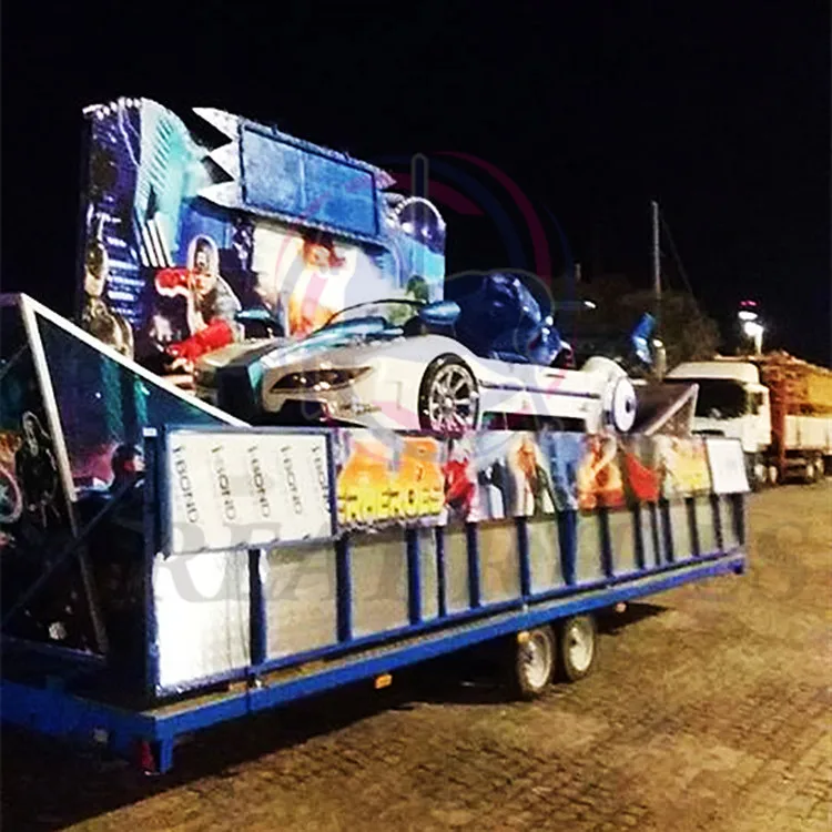 Mini Flying Car Ride - Portable Fairground Fun for All Ages