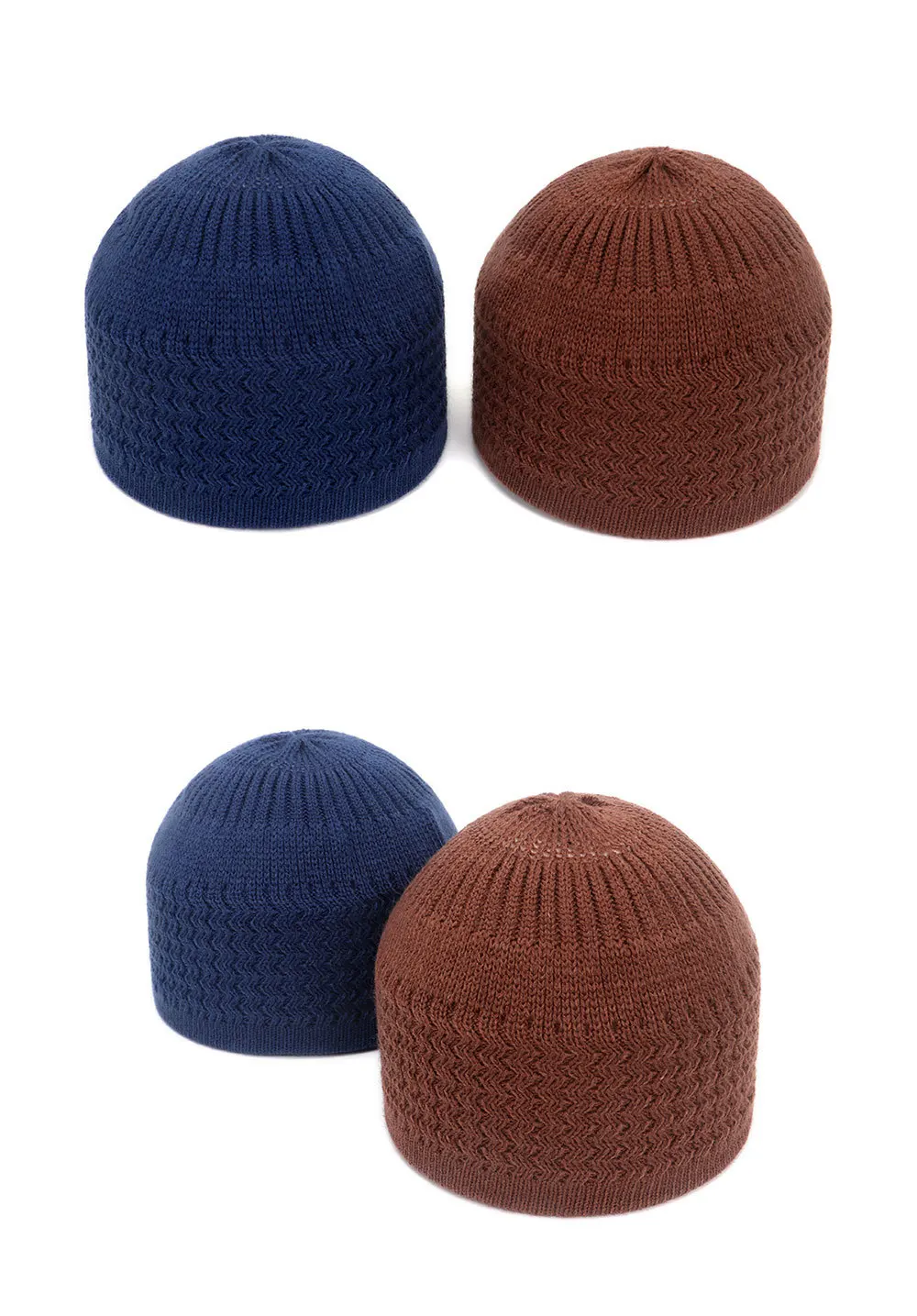 Islamic Arab Crochet Kufi Hat Neutral Style Knitted Jacquard Prayer Cap ...