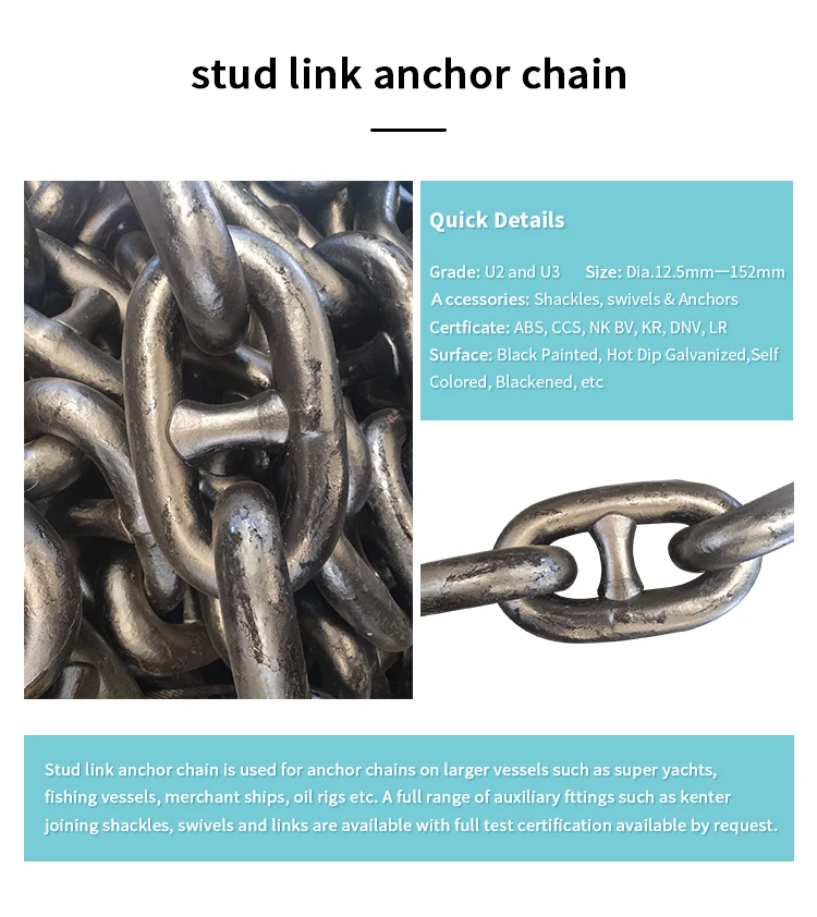 Anchor Chain for Ships - Durable and Reliable Marine Solutions