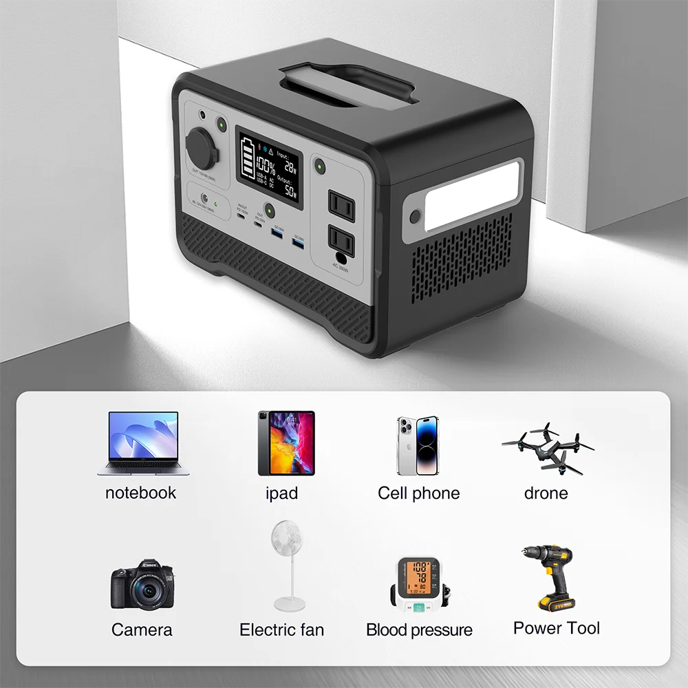 350w Portable Power Station 110v-220v Solar Power Station - Buy 350w ...