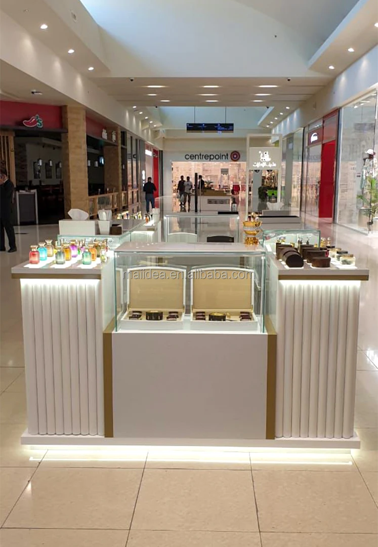 Luxury Perfume Kiosks Perfume Display Cabinets in Shopping Centers ...