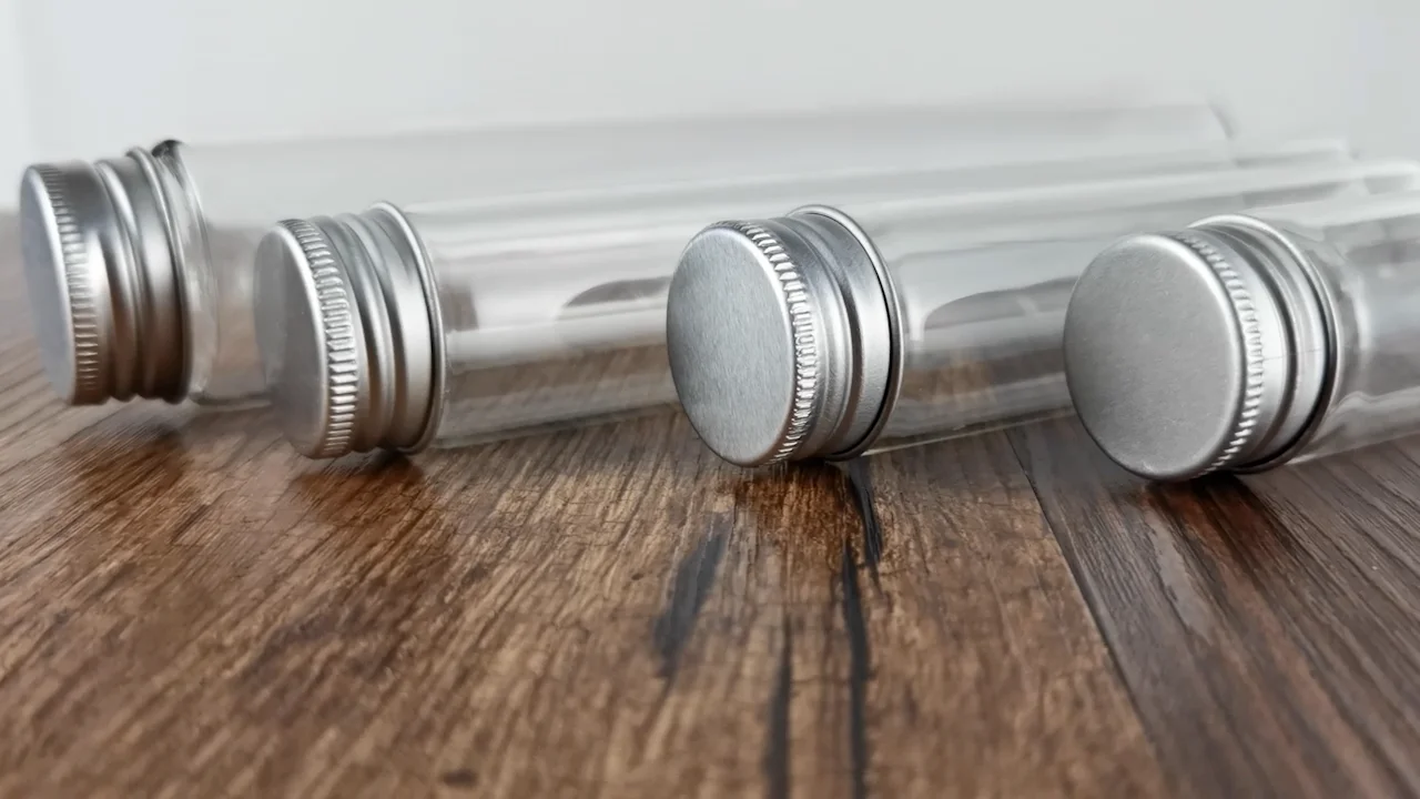 Custom Empty 50ml 100ml Mini Vial Packaging Bottle Sample Red Wine Test ...