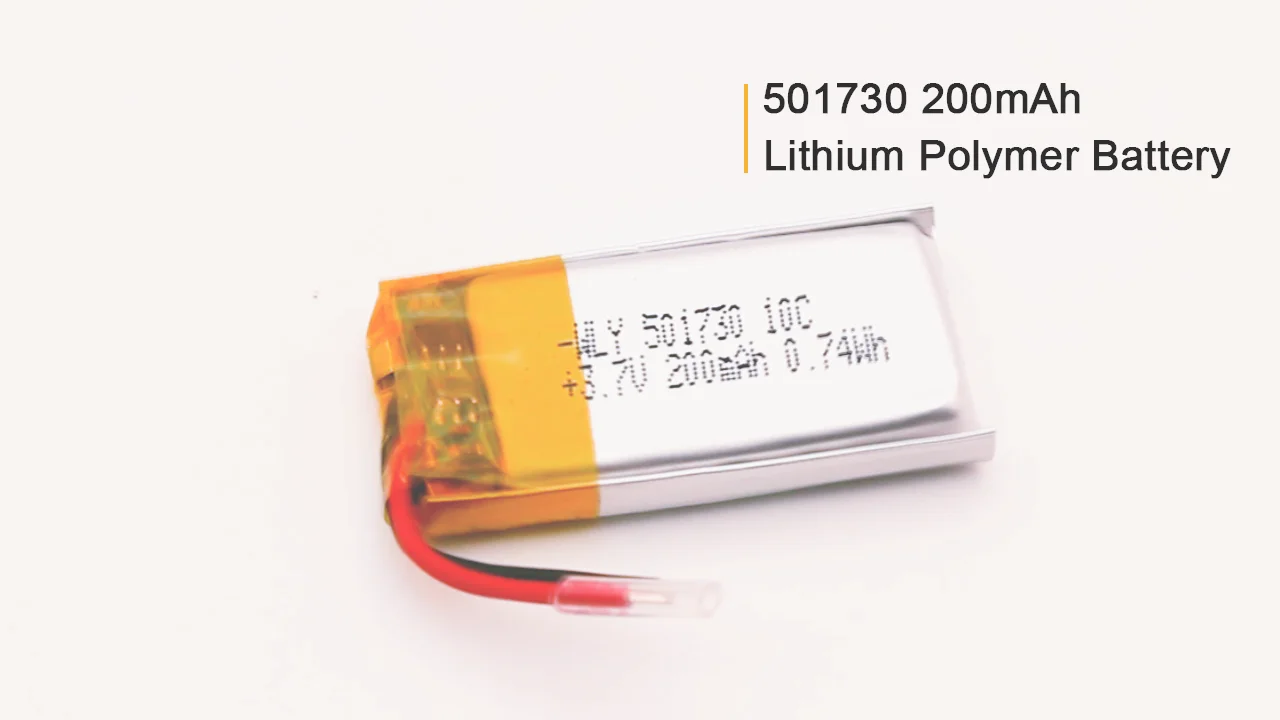 Mini Lipo Li Ion Lithium Polymer Battery 051730 Rechargeable 200mah ...